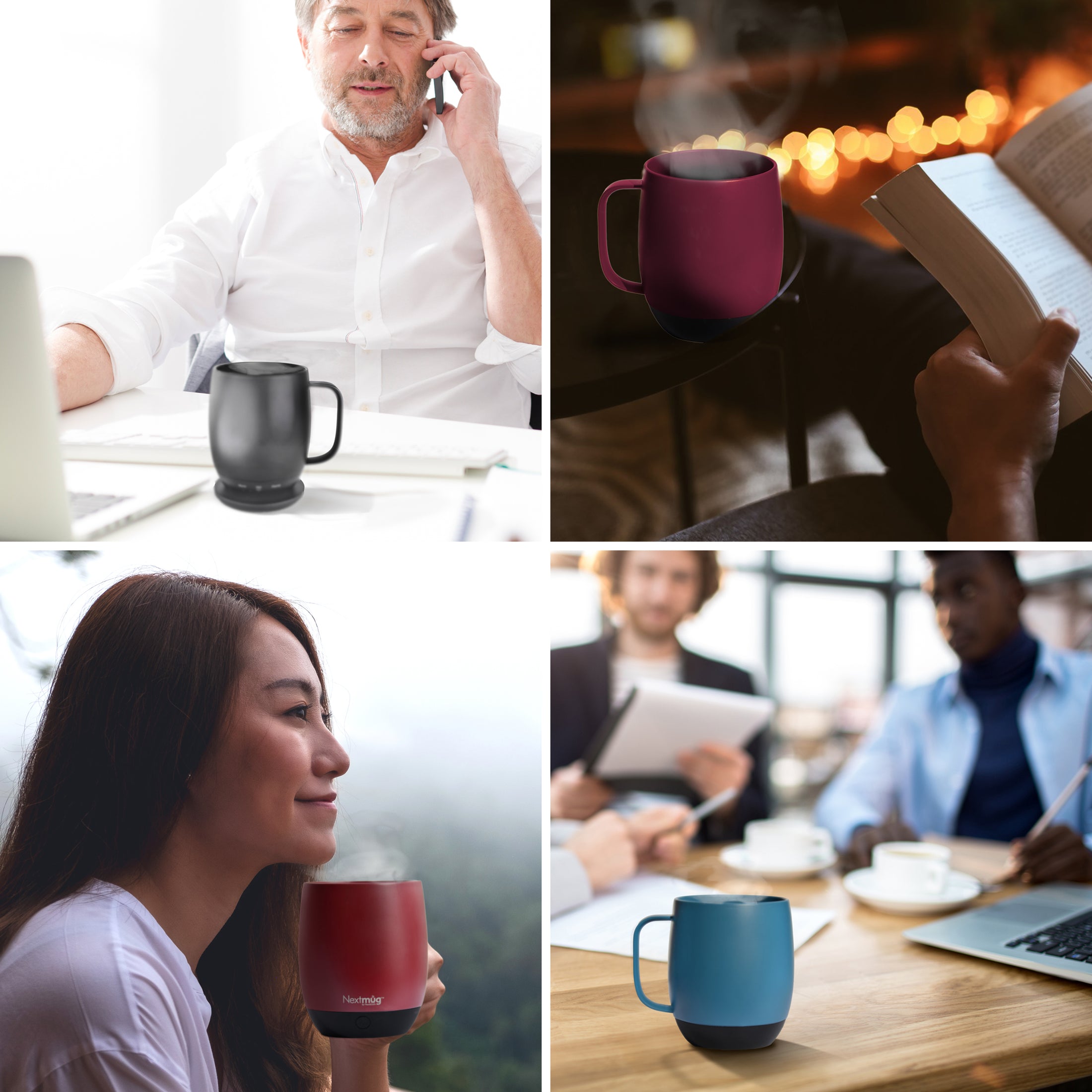 Nextmug Plus (18 oz.) & Nextmug Go (16 oz.) Bundle